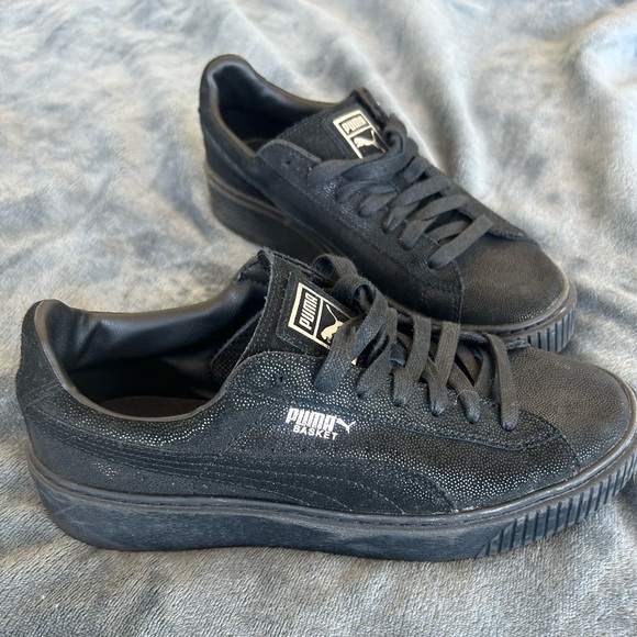 Puma | Shoes | Puma Basket Platform Reset Suede Sneaker | Poshmark